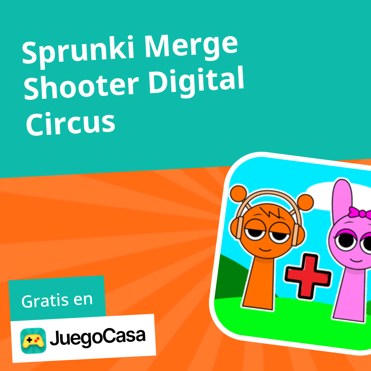Sprunki Merge Shooter Digital Circus - Juega gratis online | JuegoCasa