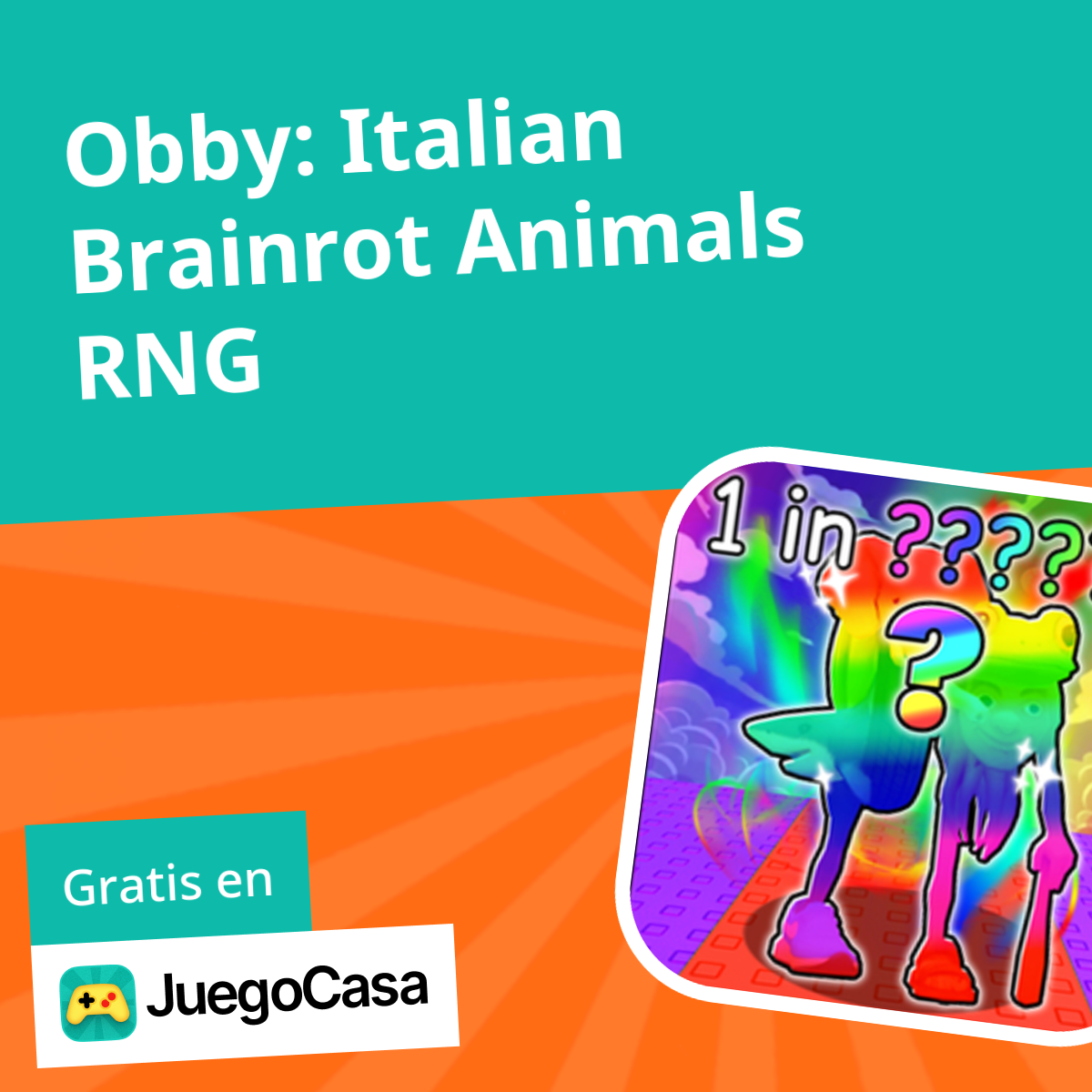 Obby: Italian Brainrot Animals RNG (de M8X Studio) - Juega Online ...