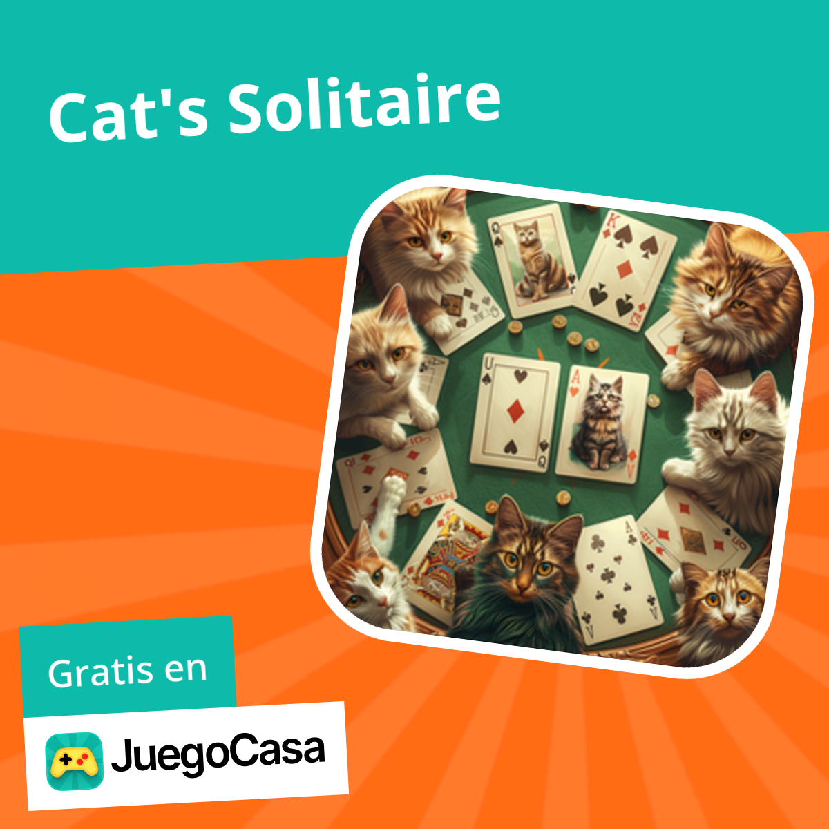 Cat's Solitaire (de Fluffy Pixels) - Juega Online Gratis | JuegoCasa