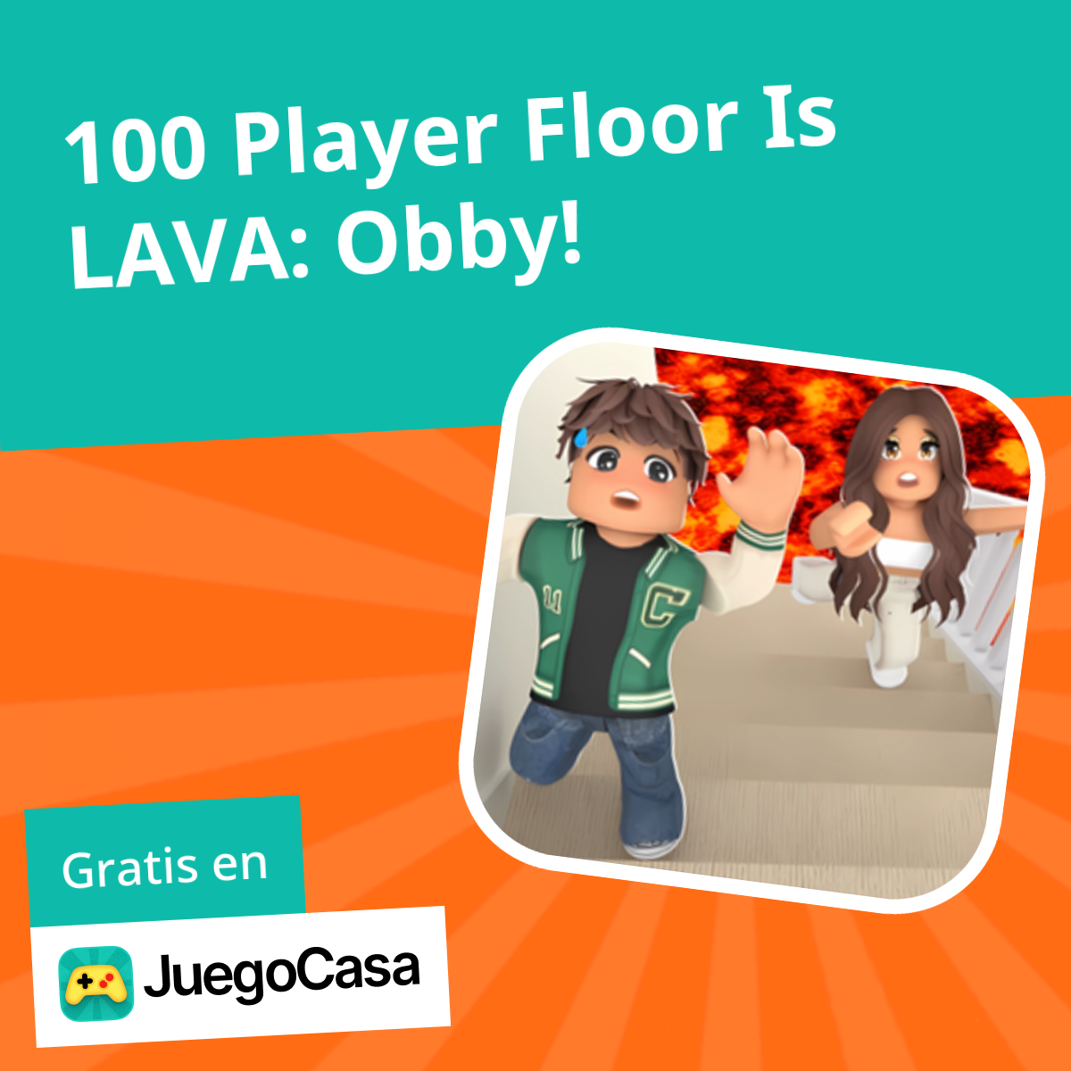 100 Player Floor Is LAVA: Obby! (de liss48) - Juega Online Gratis ...