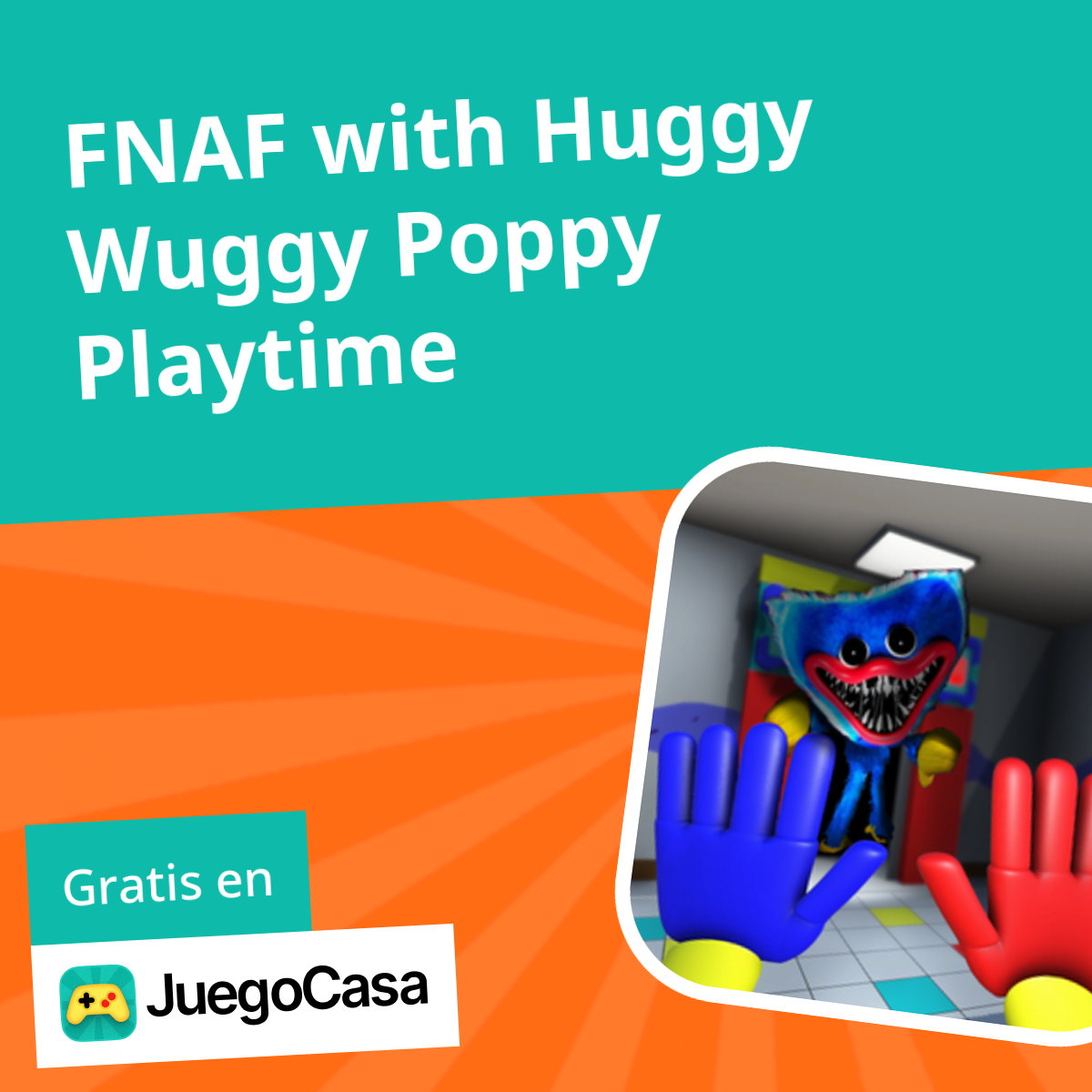 FNAF with Huggy Wuggy Poppy Playtime (de Games Place) - Juega Online ...