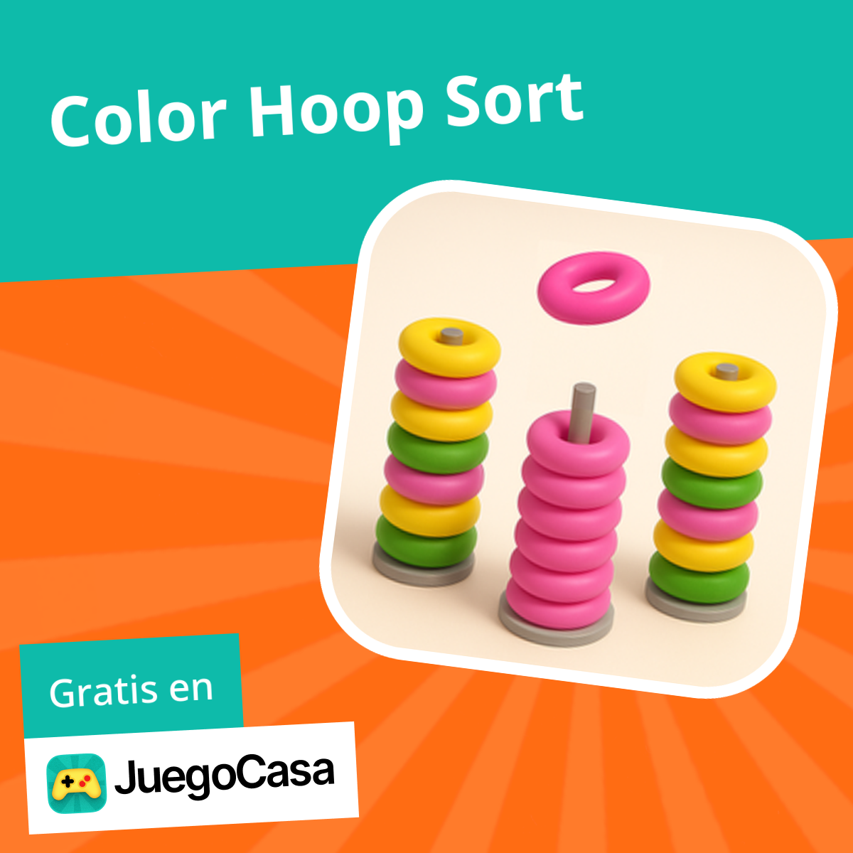 Color Hoop Sort (de Fabrica) - Juega Online Gratis | JuegoCasa