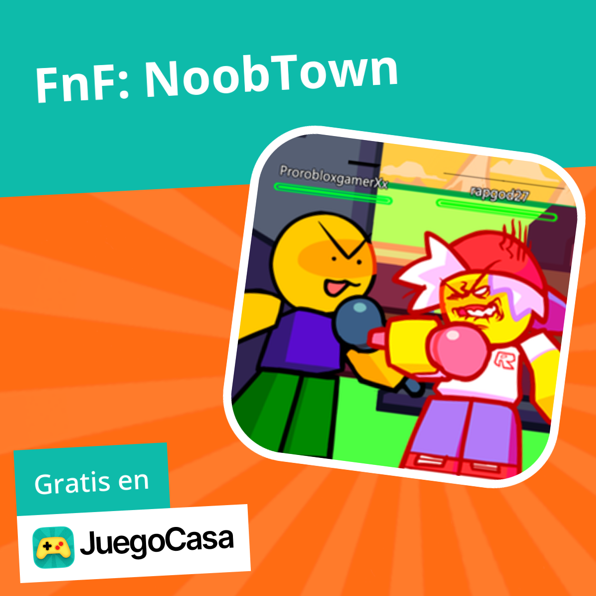 FnF: NoobTown - Juega gratis online | JuegoCasa
