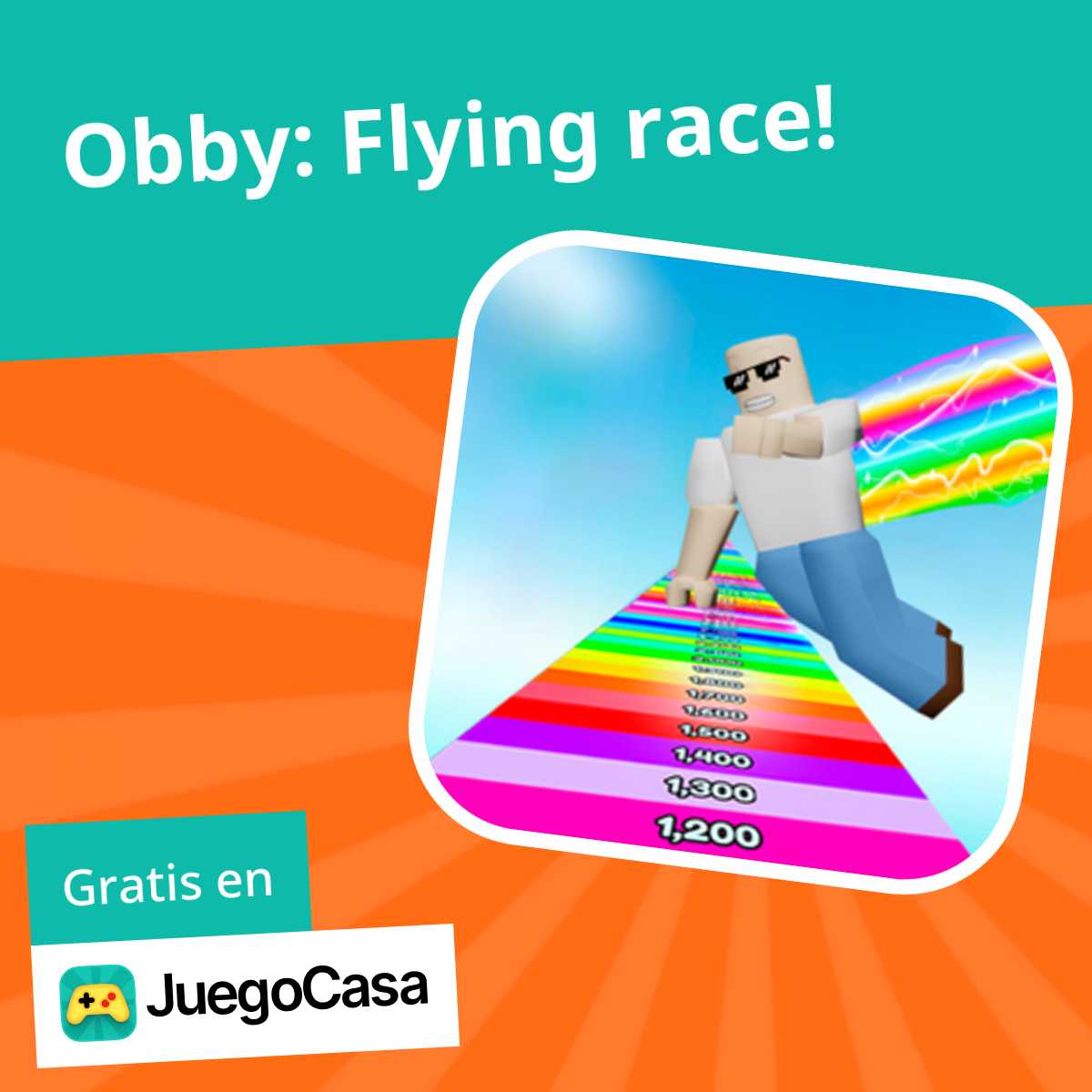 Obby: Flying race! (de DOGSTUDIO) - Juega Online Gratis | JuegoCasa