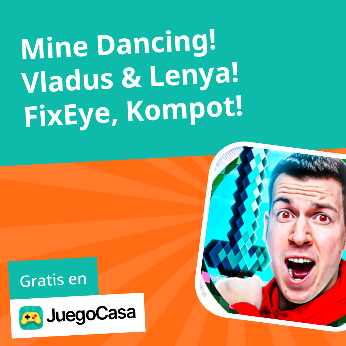 Mine Dancing! Vladus & Lenya! FixEye, Kompot! (de Patsanskij Gejmdev ...